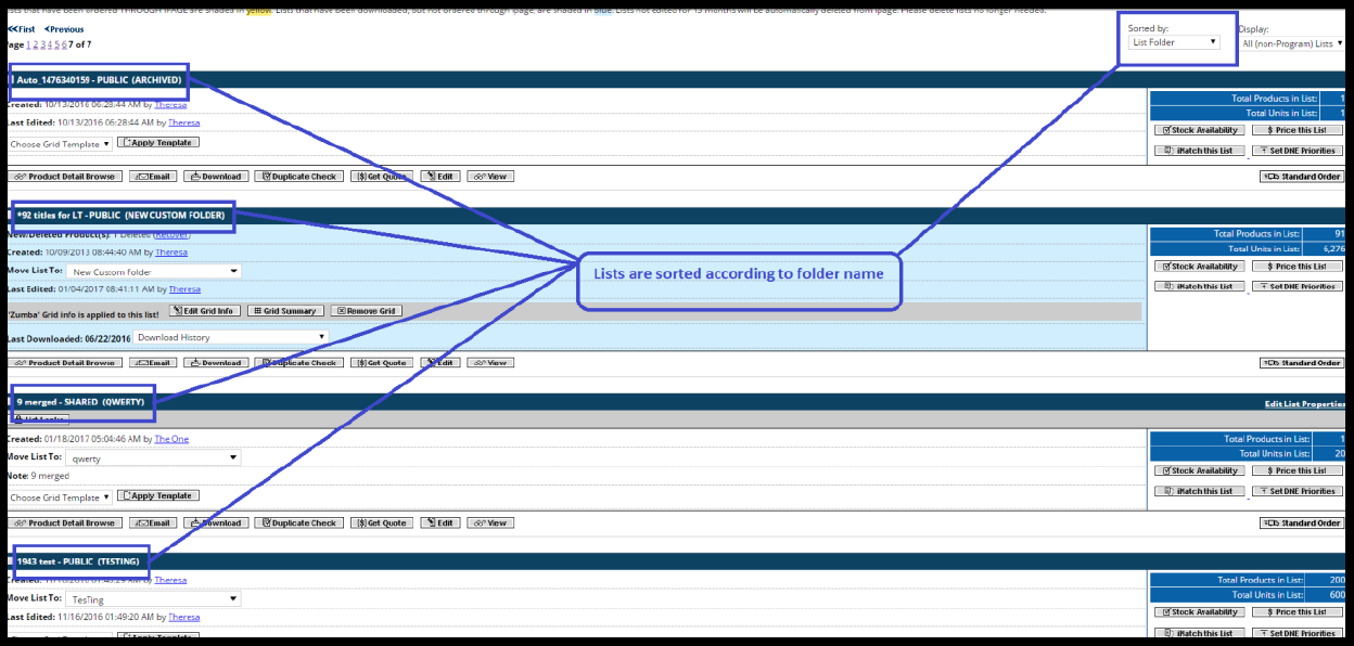 Selection List Folder Structure (Internal Use Only) – Ingram Content Group